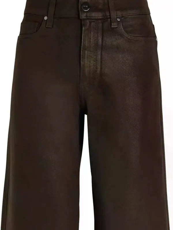Paige Anessa Wide-leg Jeans - Brown