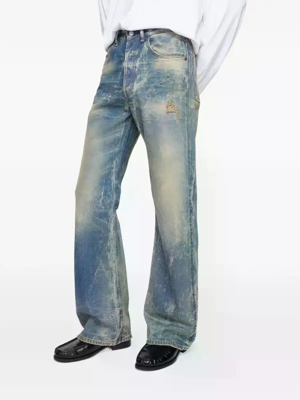 Acne Studios Distressed Five-pocket Jeans