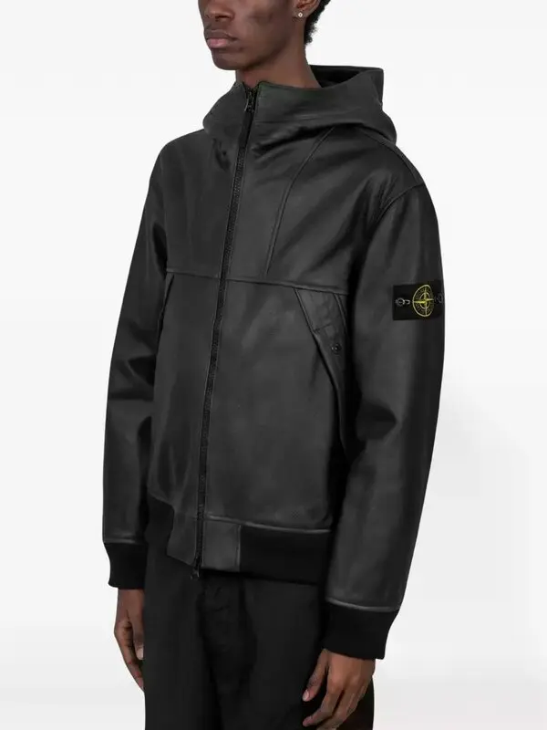 Stone Island Logo-detail Bomber Jacket