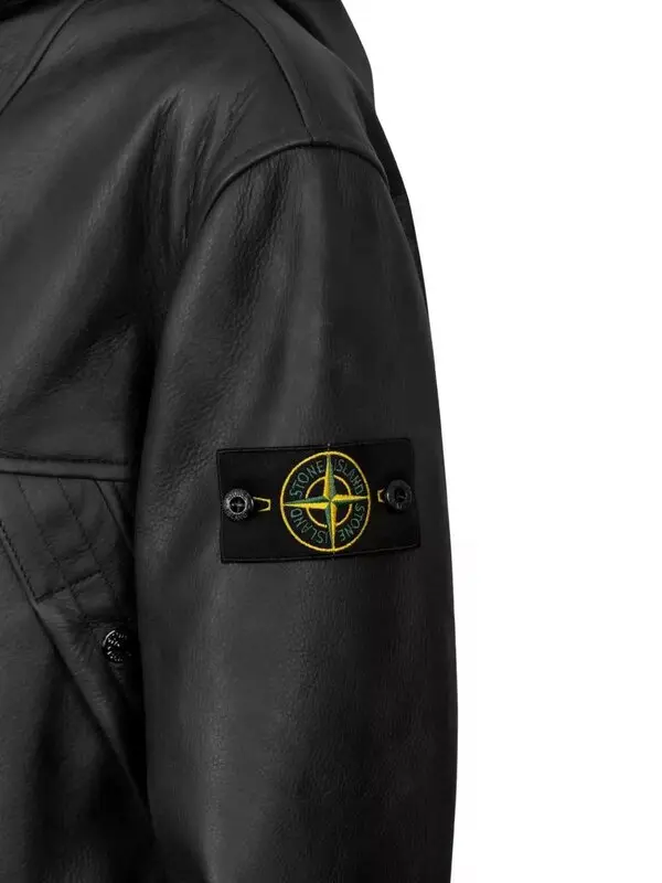 Stone Island Logo-detail Bomber Jacket