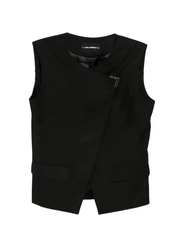 Karl Lagerfeld Logo-plaque Waistcoat