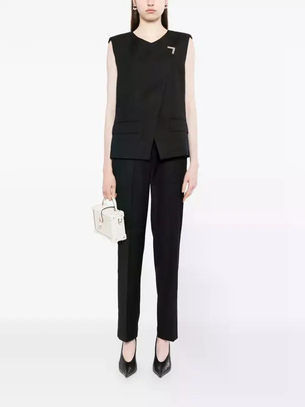 Karl Lagerfeld Logo-plaque Waistcoat