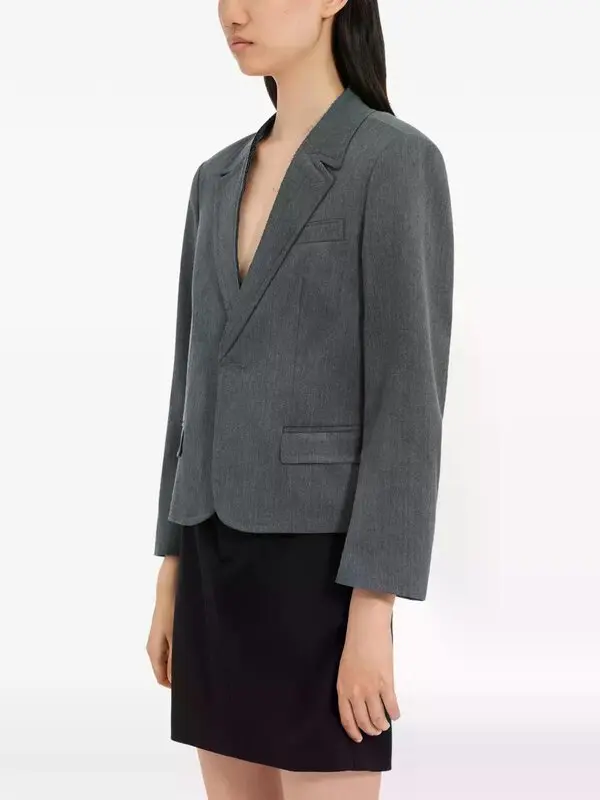 MAISON MARGIELA Notched-lapels Jacket - Grey