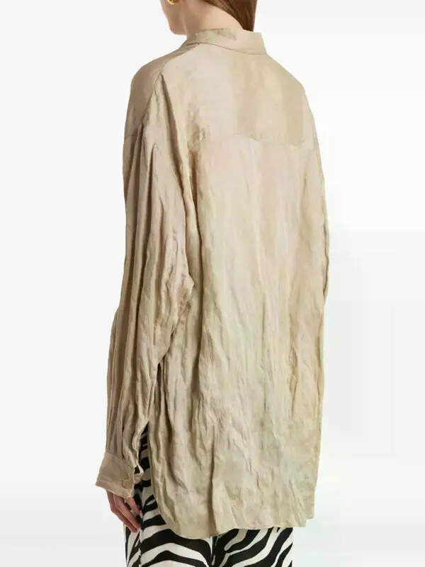 Khaite Goya Button-down Shirt - Neutrals
