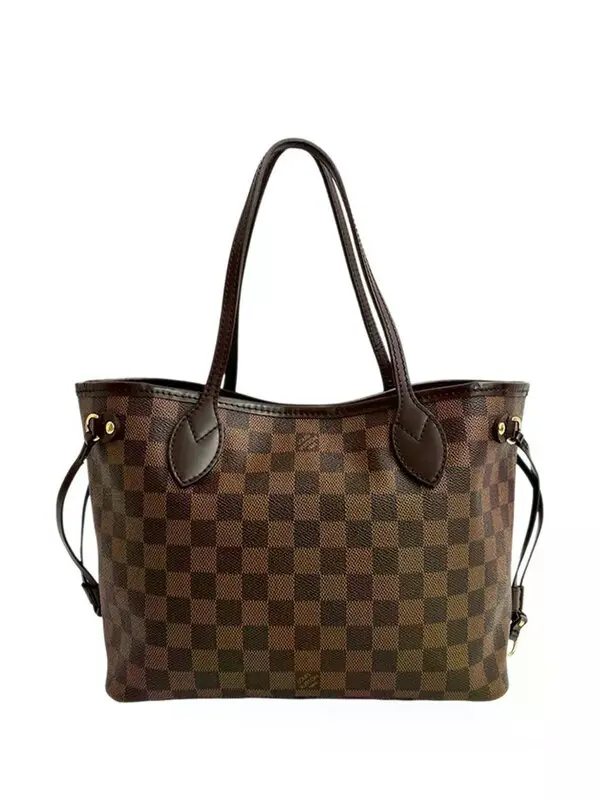 LOUIS VUITTON 2008 Damier Ebene Neverfull Pm Tote - Brown