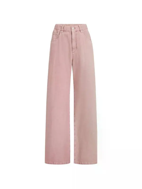 Brunello Cucinelli Garment-dyed Monili Trousers