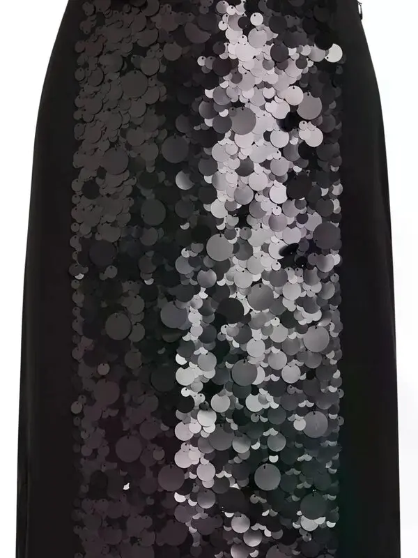 JOSEPH Sequin-embellished Midi Skirt - Black