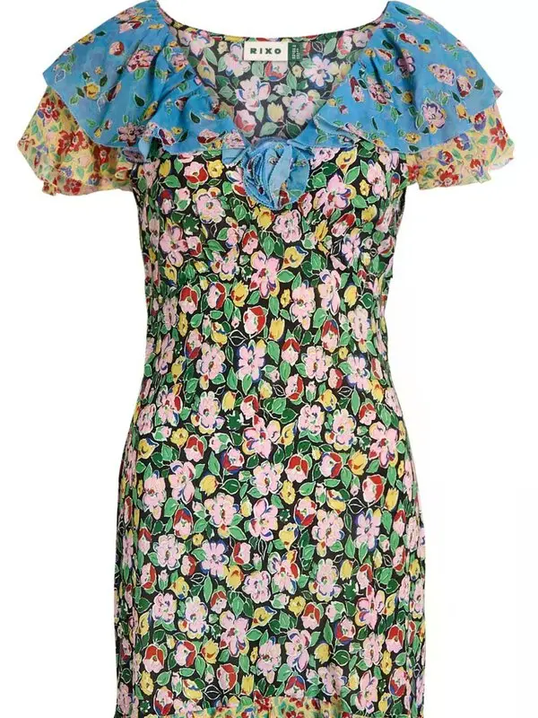 off the shoulder mother of the bride dress Off The Shoulder Tea Length Blue Mother Of The Bride Dress with Bow US12 / Blue