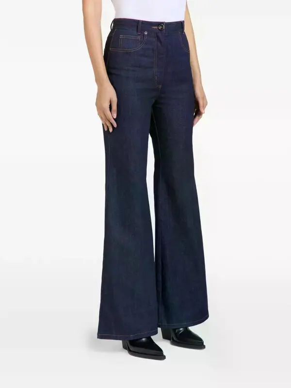 Florence & Fortitude Flared Seam Denim Trousers