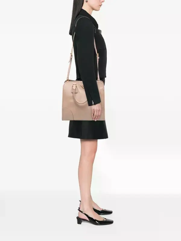 Prada Saffiano Lux Shopping Tote - Pink