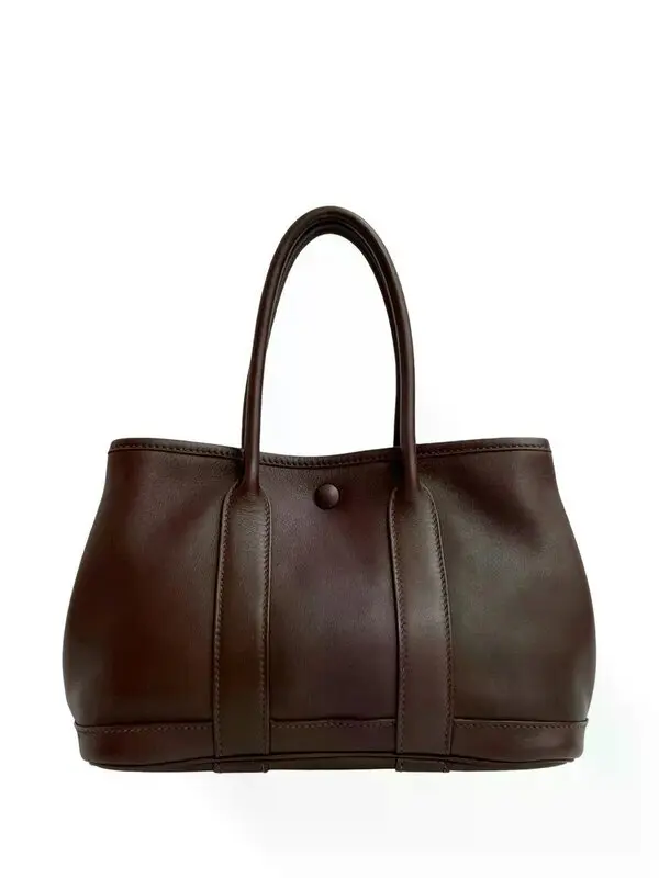 Hermès 2004 Swift Leather Garden Party 23 Tote Bag - Brown