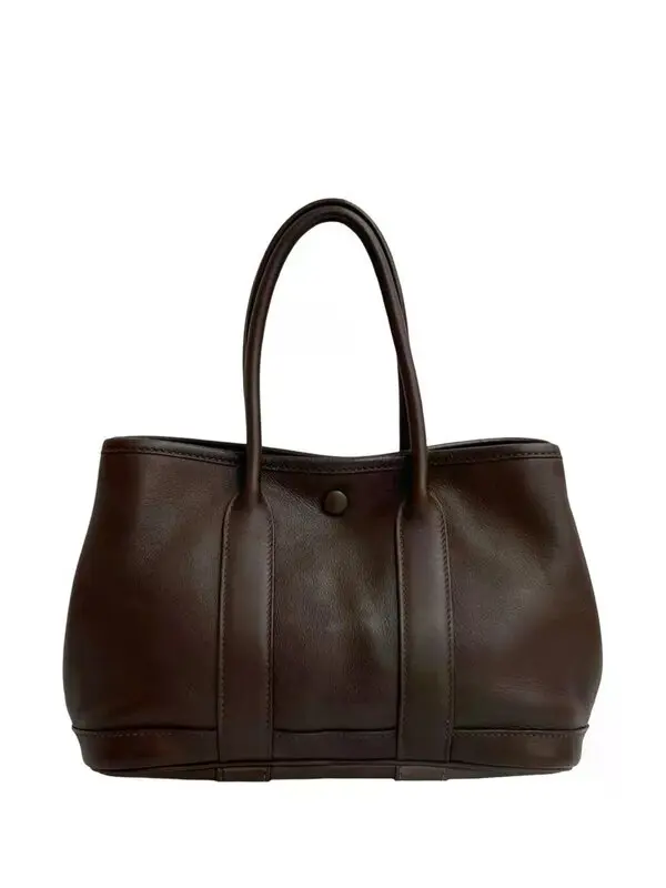 Hermès 2004 Swift Leather Garden Party 23 Tote Bag - Brown