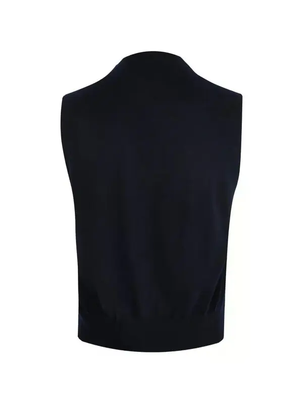 GRAN SASSO V-neck Button Vest