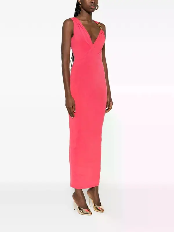 Balmain Draped Sleeveless Dress