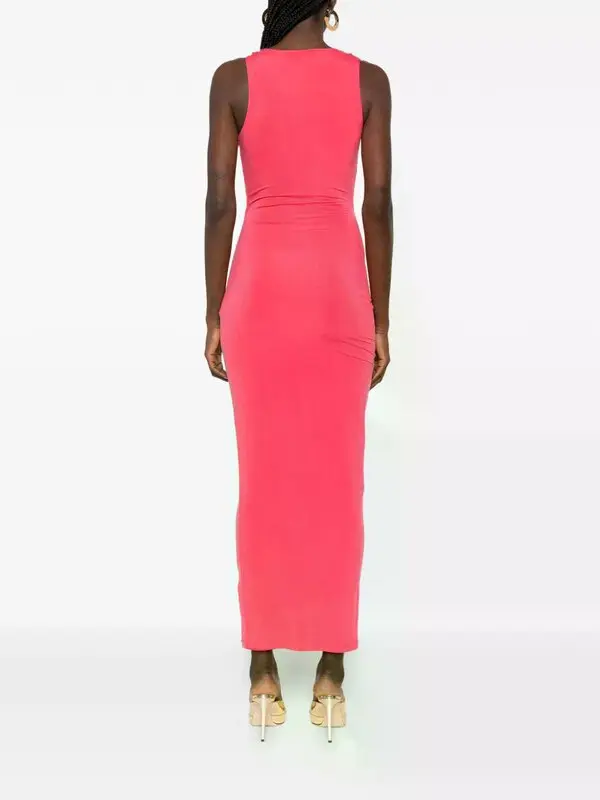 Balmain Draped Sleeveless Dress