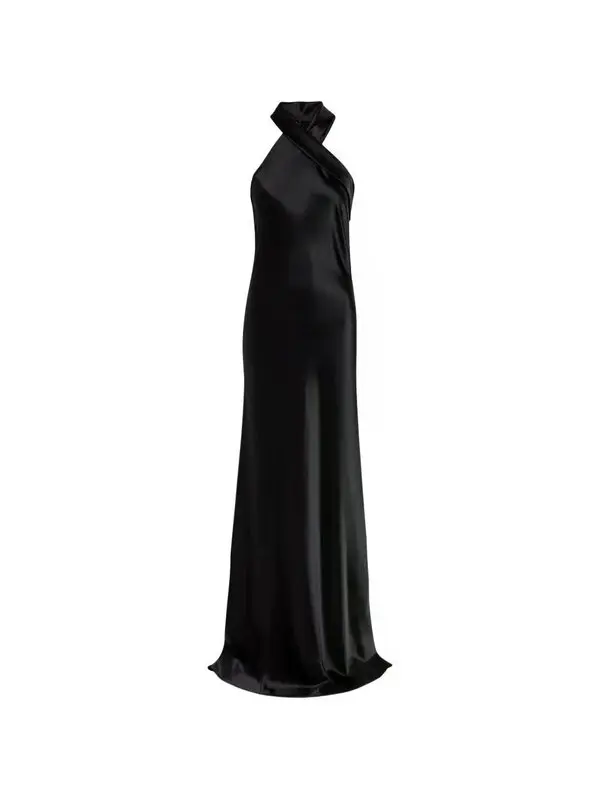 rhinestone halter dress Blue main image 0