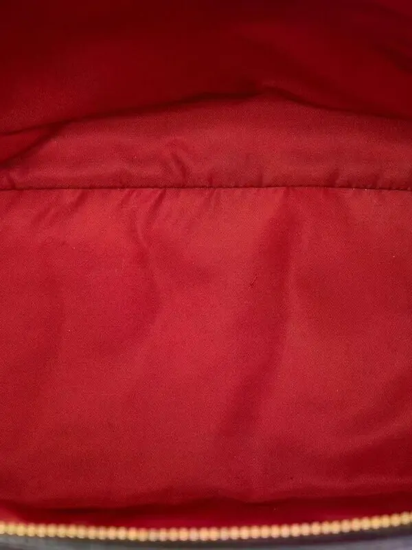 Prada Saffiano Trimmed Tessuto Satchel