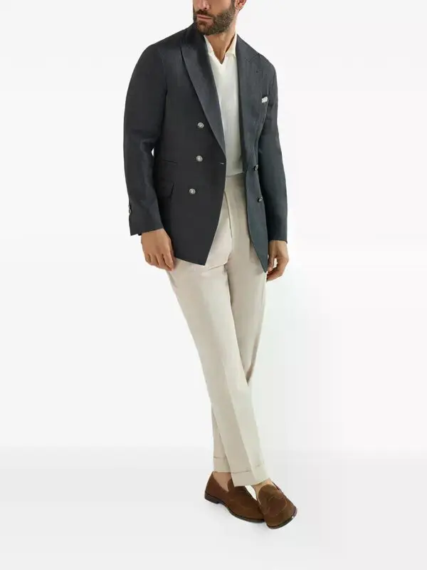 Brunello Cucinelli Suede Penny Loafers - Brown