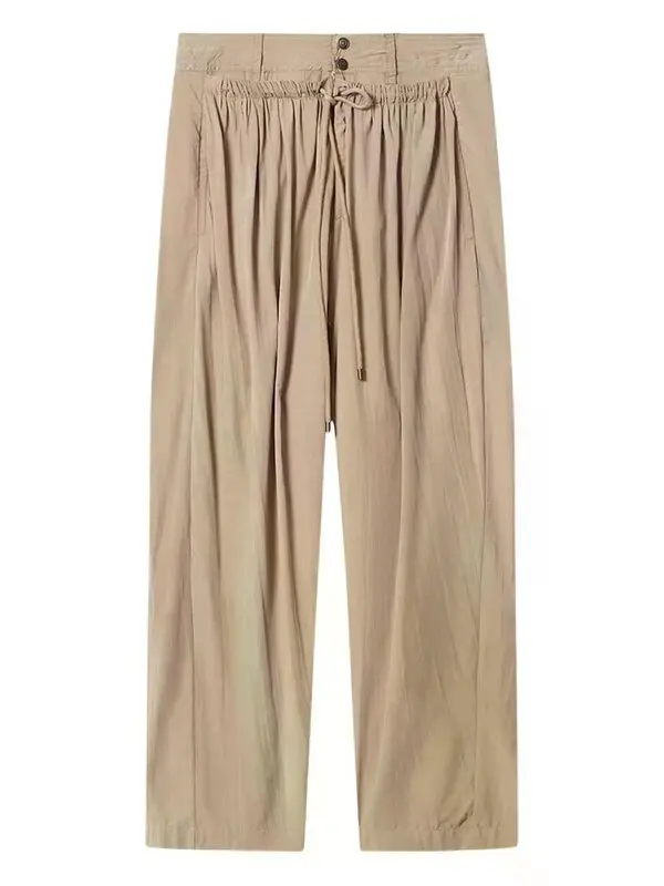 Isabel Marant Étoile Inaya Pleated Wide-leg Trousers - Neutrals