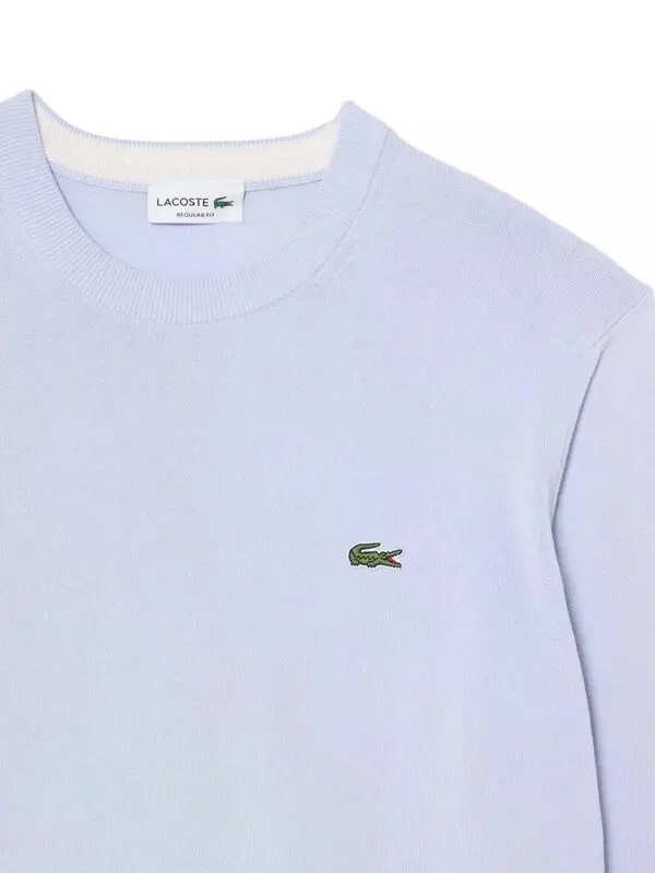 Lacoste Logo Slim-fit Sweater - Blue