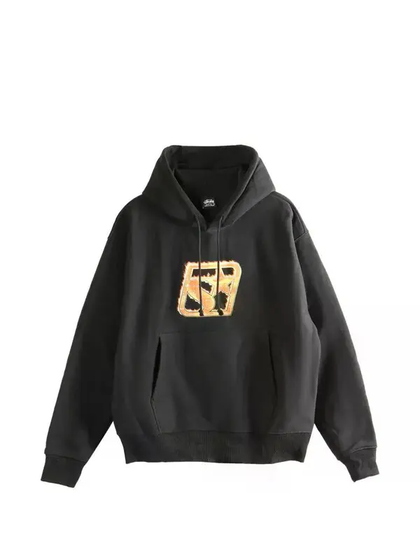 StÜssy Graphic-print Hoodie - Black