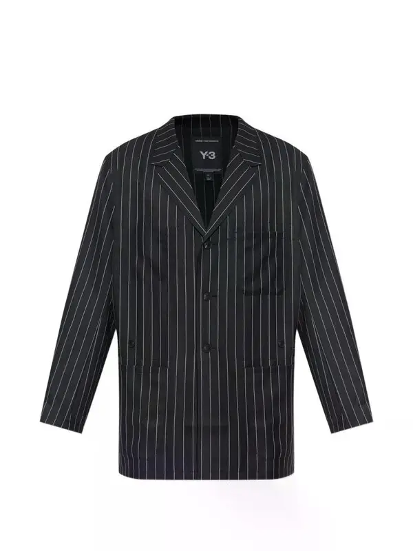 Y3 Striped Buttoned Jacket