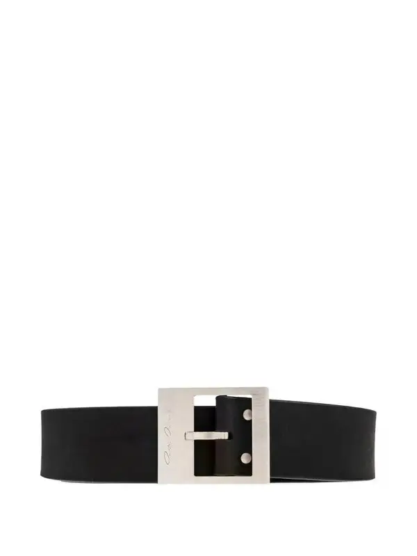 Rick Owens Square-buckle Belt - Black