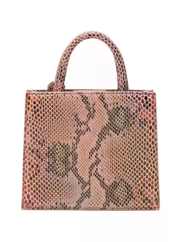 MC2 SAINT BARTH Snake-print Tote Bag - Pink