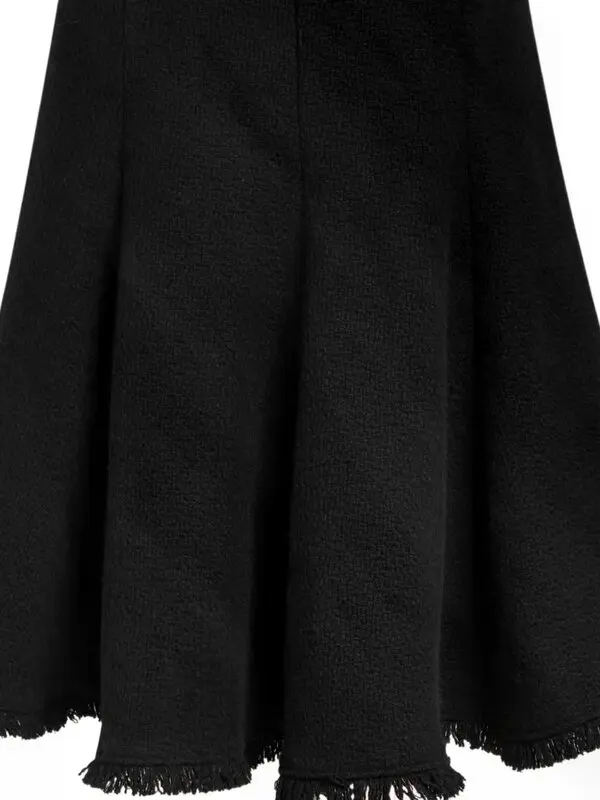 Gabriela Hearst Fringed A-line Midi Skirt
