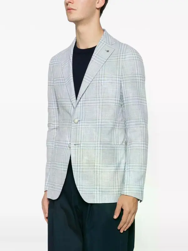 Tagliatore Check Two-button Blazer
