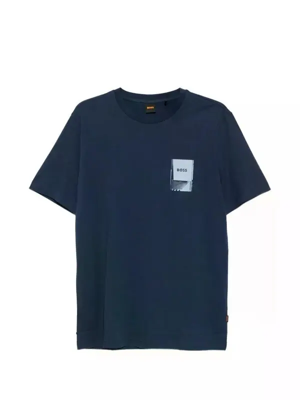 BOSS Graphic-print T-shirt - Blue