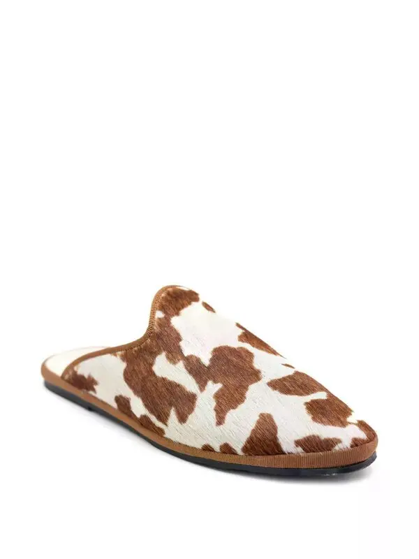 GONDOLINA Cow-print Mules