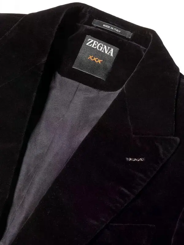 Zegna Cotton Buttoned Blazer