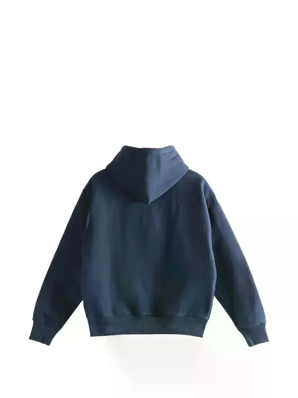 StÜssy Graphic-print Hoodie - Blue