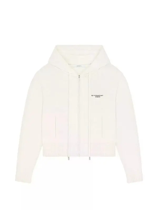 Givenchy Hooded Full-zip Cardigan - Neutrals