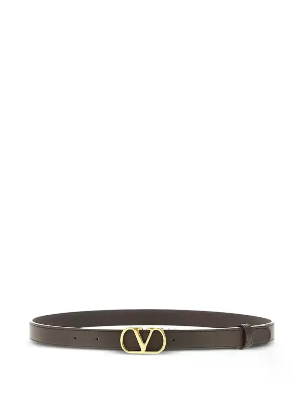 Valentino Garavani Vlogo Buckle Belt - Brown