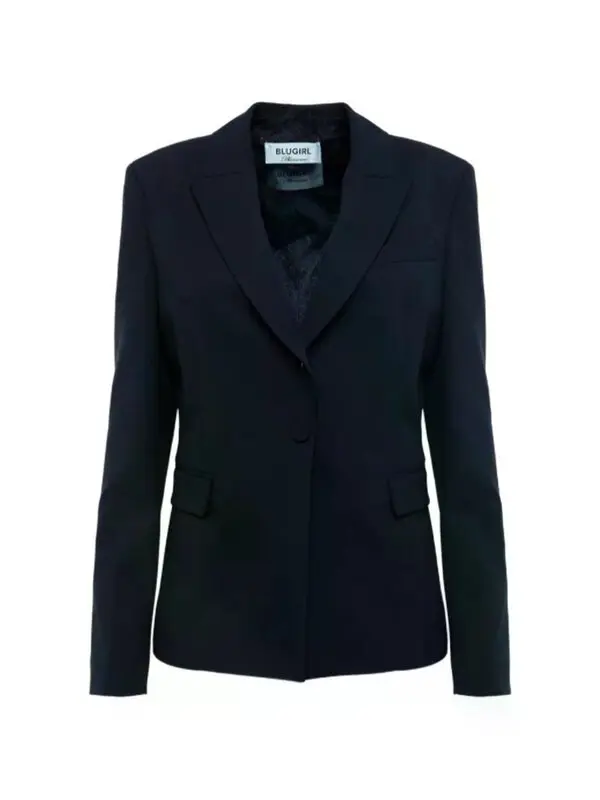 BLUGIRL Peak-lapel Single-breasted Blazer