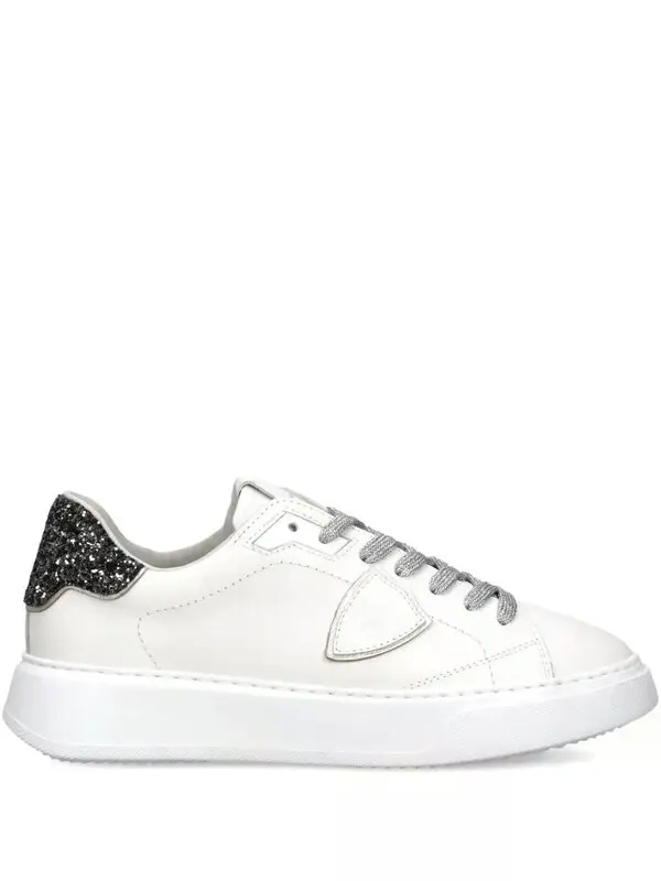 Philippe Model Temple Round-toe Sneakers - White