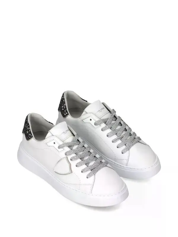 Philippe Model Temple Round-toe Sneakers - White