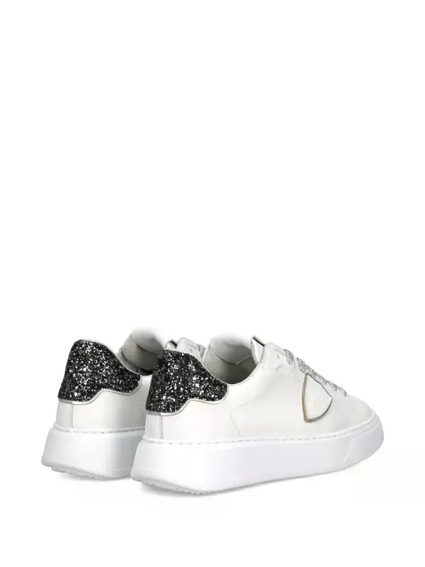 Philippe Model Temple Round-toe Sneakers - White