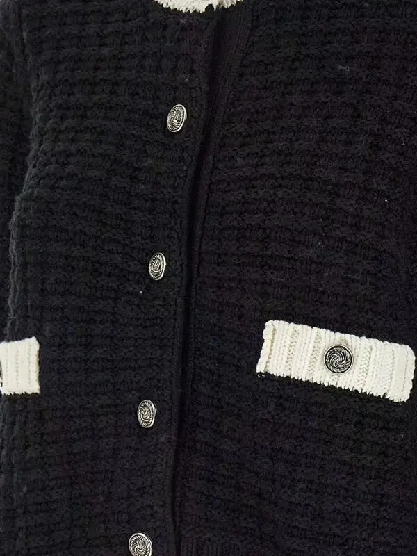 Liu Jo Trimmed Buttoned Cardigan