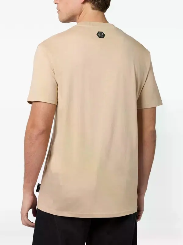 Philipp Plein Teddy Tennis Round-neck T-shirt - Neutrals