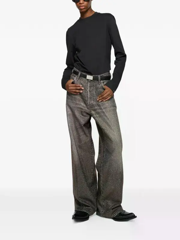 Acne Studios Long Sleeve T-shirt - Black