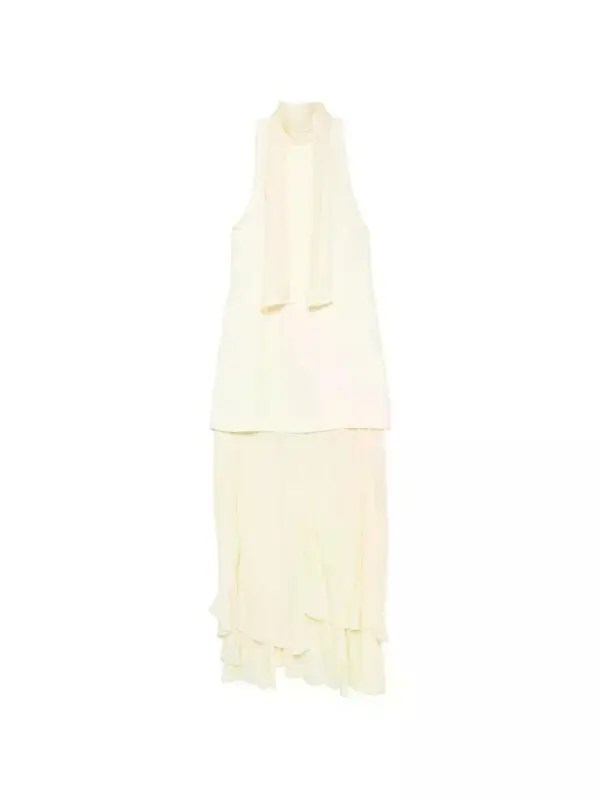 Brandon Maxwell Sleeveless Midi Dress