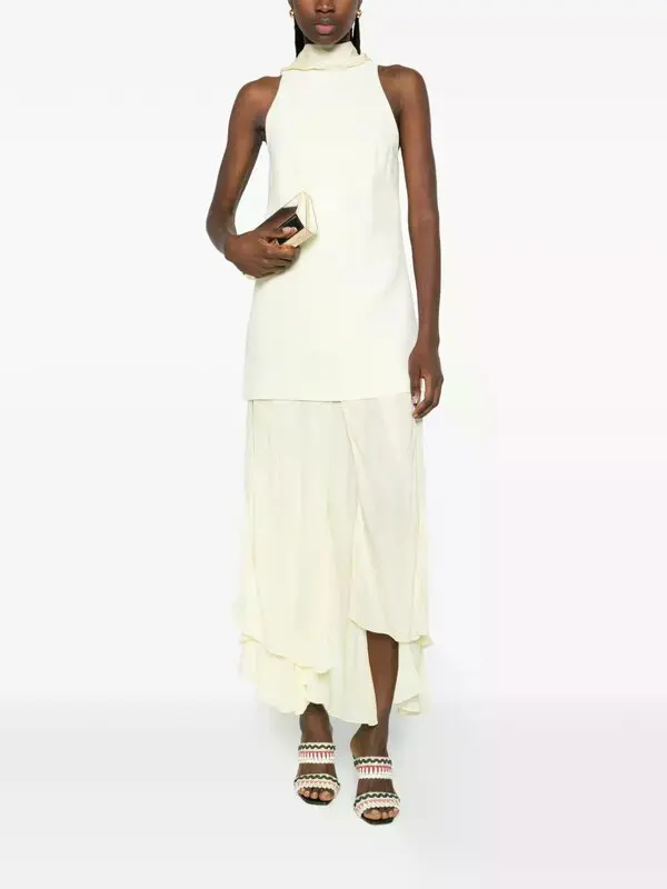 Brandon Maxwell Sleeveless Midi Dress