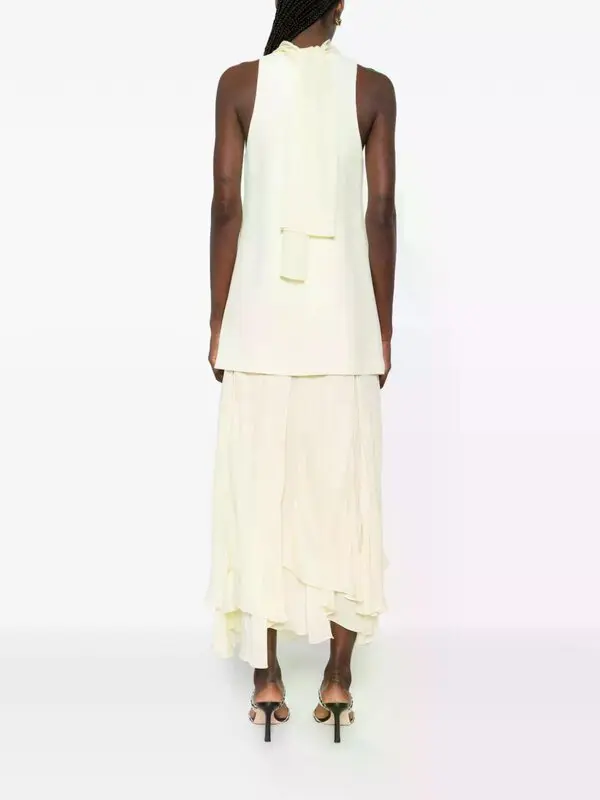 Brandon Maxwell Sleeveless Midi Dress