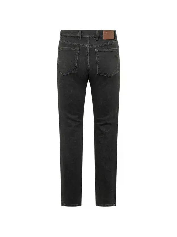 Zegna Cotton Trousers - Black