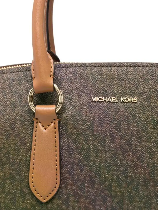 Michael Kors Murphy Monogram Tote Bag - Brown