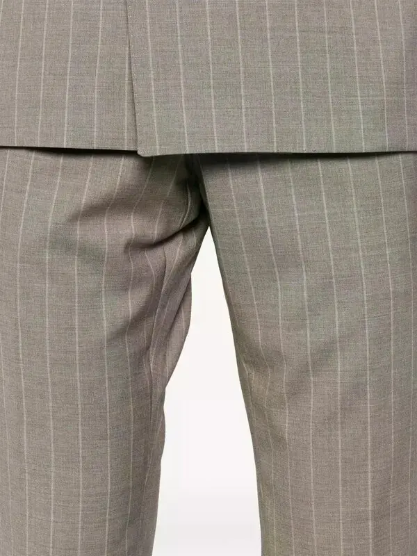 Tagliatore Striped Suit - Neutrals