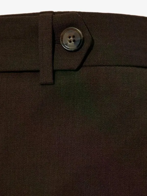Paul Smith Button Trousers - Brown